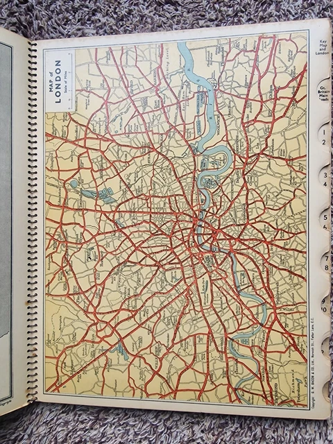THE EXIDE SECTIONAL Road Map And Motorists Guide £10.79 - PicClick UK