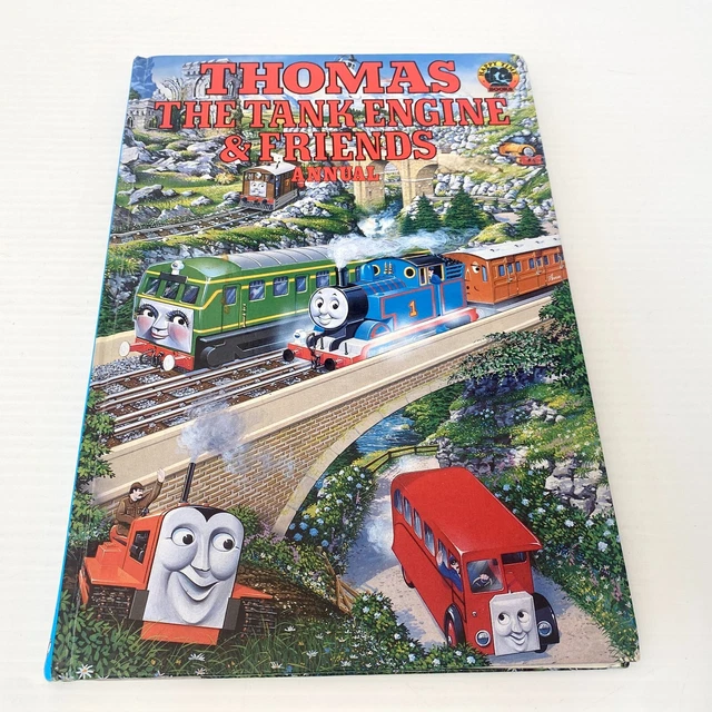 THOMAS THE TANK Engine & Friends Annual 1990 - Hardcover Rev. W. Awdry TV Series $17.89 ...