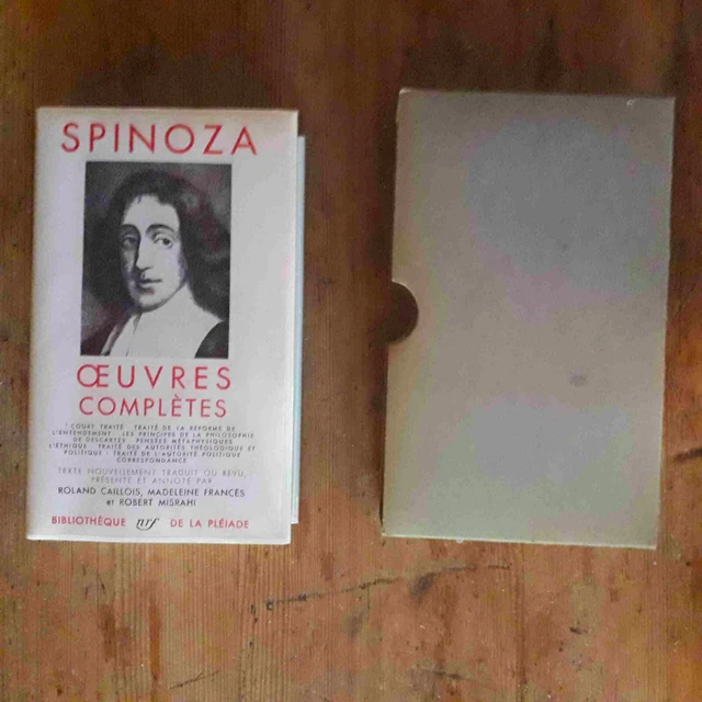 SPINOZA - OEUVRES complètes - La Pléiade 10/1954 EUR 50,00 - PicClick FR