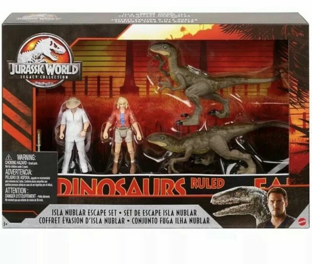JURASSIC WORLD LEGACY Collection Isla Nublar Escape Raptor Action ...