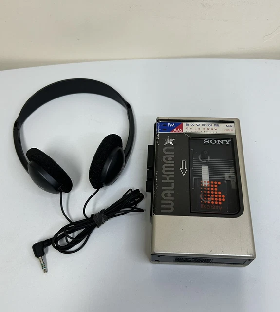 WORKING SONY WALKMAN Model WM-F8 stereo cassette tape player 18B60 w ...
