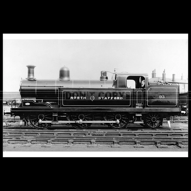 PHOTO T.000236 STEAM LOCOMOTIVE 93 NORTH STAFFORDSHIRE RAILWAY NSR ...