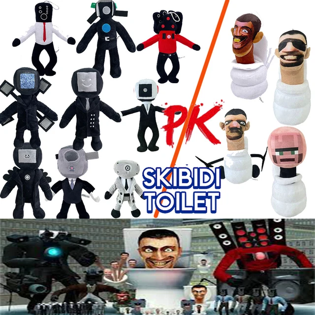 Skibidi Toilet Plush Toy Toiletman Cameraman Speakerman Funny Stuffed
