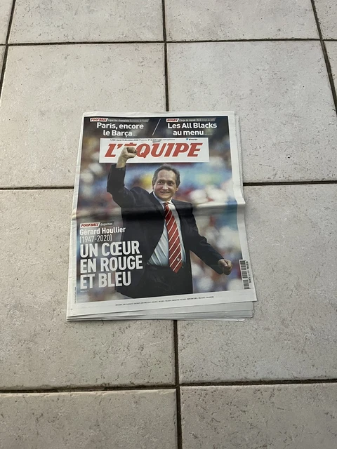 L EQUIPE DISPARITION De Gerard Houllier 15/12/2020 EUR 6,00 - PicClick FR