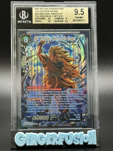 BEYOND GENERATIONS EDICIÓN Coleccionar SS3 Son Goku, Ira/Dragón AltArt ...
