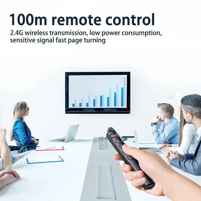 PPT REMOTE CONTROL Pen Chargeable Teaching Demonstration New J4 R1H5 ...
