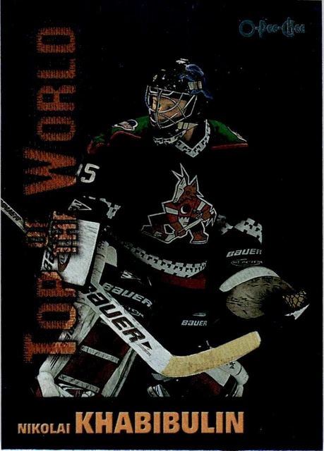 1999-00 O-PEE-CHEE TOP of The World Nikolai Khabibulin Phoenix Coyotes ...