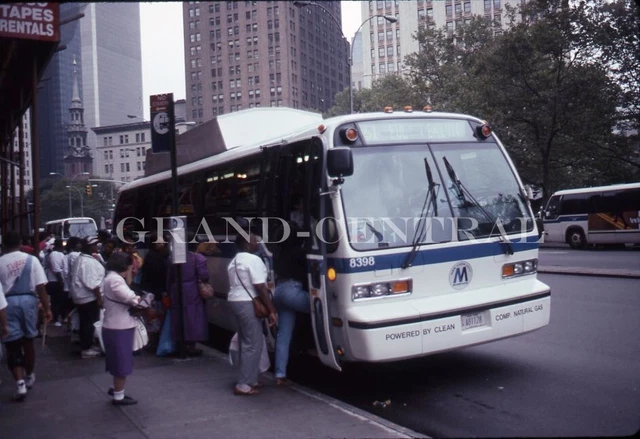 ORIGINAL 1992 NYCTA Mta New York City Bus Slide Rts-06 #8398 Manhattan ...