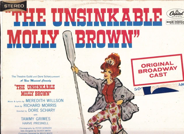 RARE-THE UNSINKABLE MOLLY Brown-1960-Tammy Grimes-Cast-801-Australia ...