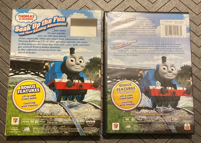 THOMAS & FRIENDS: Splish, Splash, Splosh (DVD, 2010) Bilingual NEW! w ...