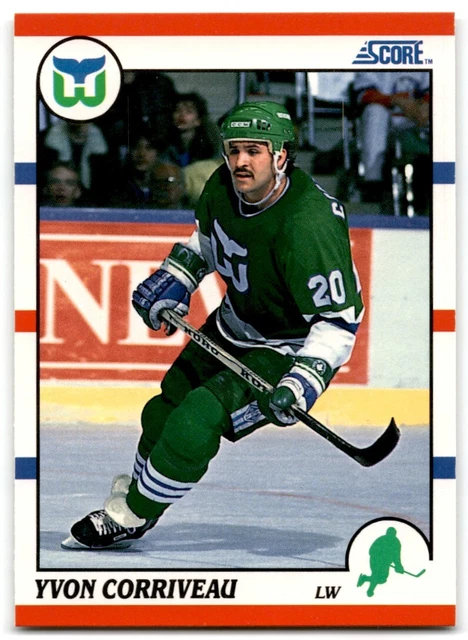 1990-91 SCORE YVON Corriveau recrue baleines Hartford #302 EUR 1,10 ...