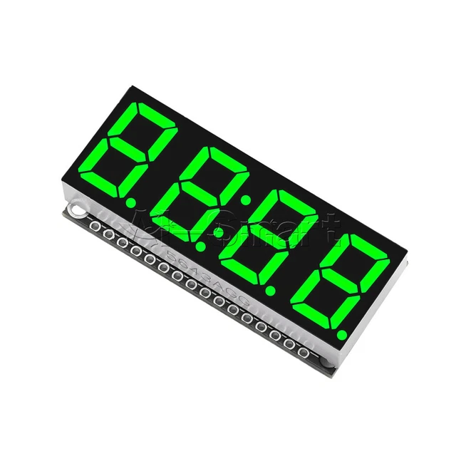 0.56-INCH 4-DIGIT 7-SEGMENT LED Display Module Clock Module HT16K33 ...