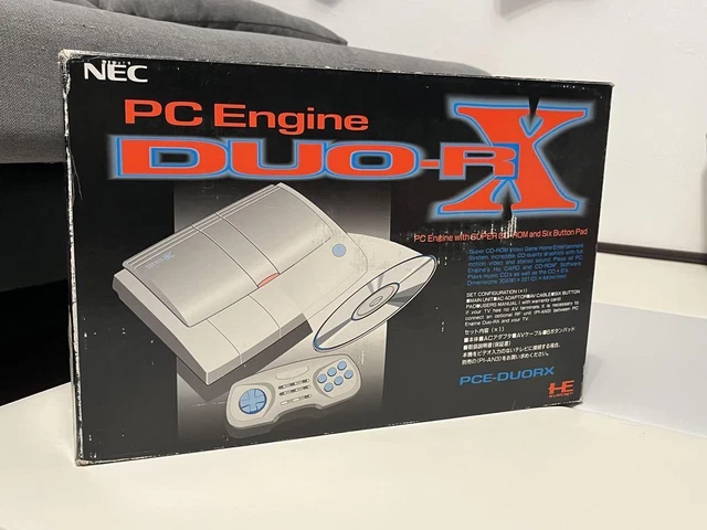 NEC PC ENGINE DUO-RX PCE-DUORX Console System with Box Set Tested $500. ...