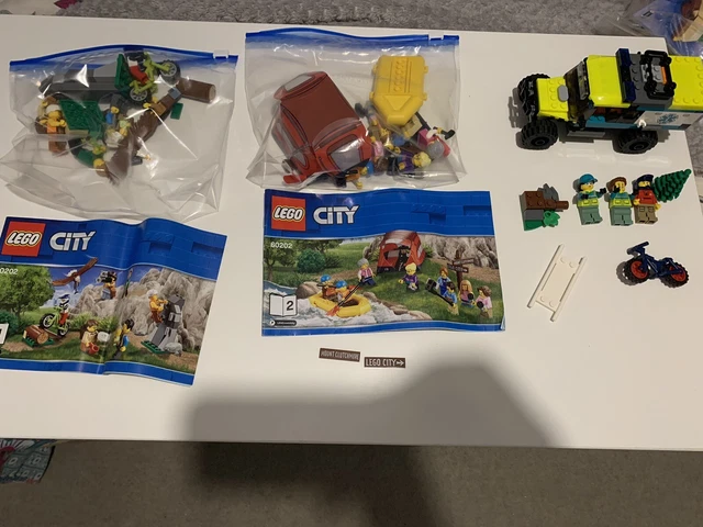 LEGO CITY PEOPLE Pack Outdoor Adventures 60202 + LEGO City 40582 4x4 ...