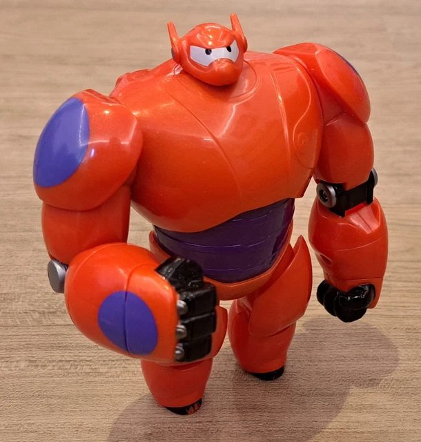 DISNEY BIG HERO 6 Six Red Armour Baymax 6" Inch Action Figure Bandai ...