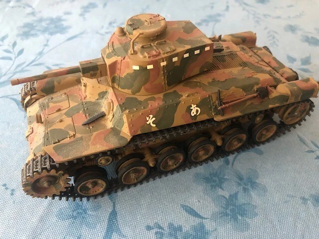 WW2 JAPANESE TYPE 97 Shinhoto Chi Ha Tank, Built Model Kit $15.00 ...
