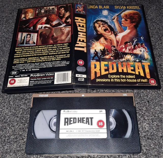 RED HEAT EX Rental Vhs Linda Blair Sylvia Kristel £19.95 - PicClick UK