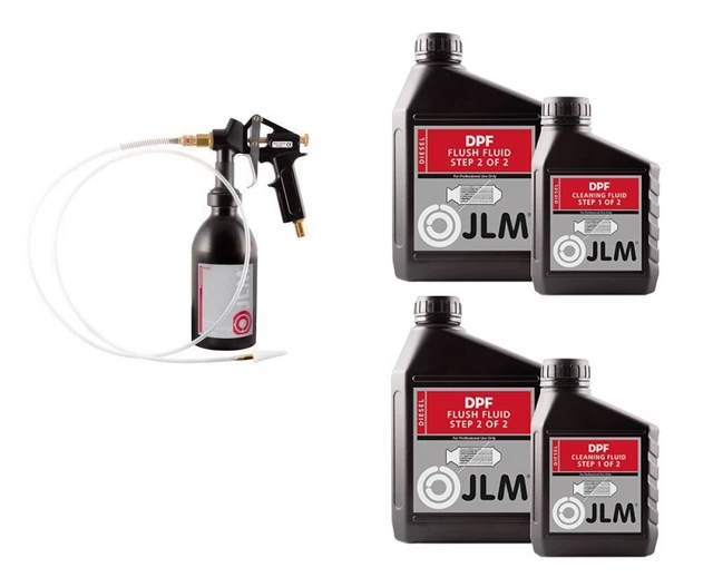 JLM DIESEL DPF Cleaning Toolkit Gun & fluid pack kit x2 (J02250 ...