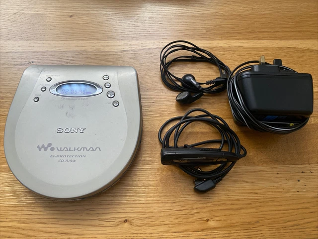 SONY WALKMAN D-EJ835 Personal CD Player With Remote Earphones & Mains ...