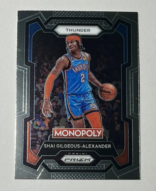 2023-24 PANINI PRIZM Monopoly Shai Gilgeous-Alexander #61 Oklahoma City ...