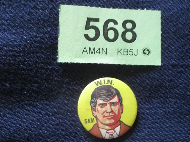 VINTAGE KELLOGGS SUGAR Smacks Space Mission Joe 90 - Sam Pin Button ...