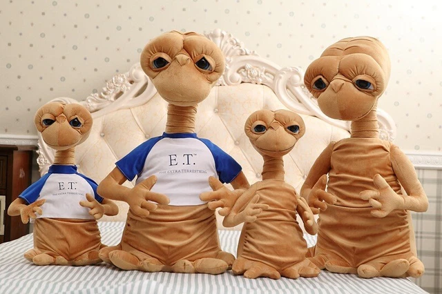 ET E.T. EXTRA Terrestrial Alien plush toy stuffed animal doll 50cm £28. ...