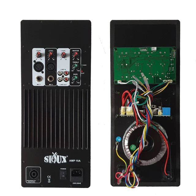 MODULO AMPLIFICATORE ATTIVO AMP 15A a 2 vie morbido gamma completa 20 ...