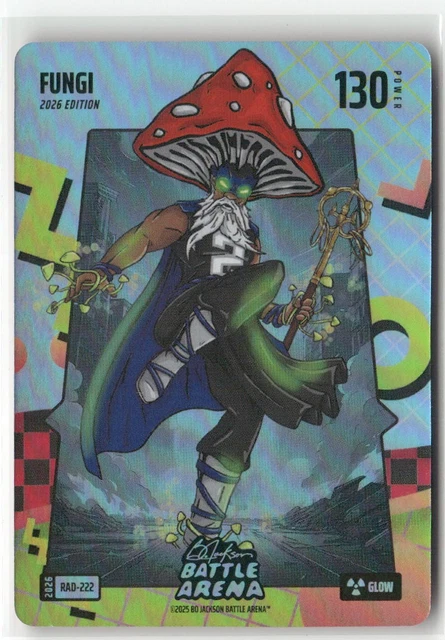 2026 BO JACKSON Battle Arena #RAD-222 Kawhi Leonard FUNGI 80's Rad GLOW ...
