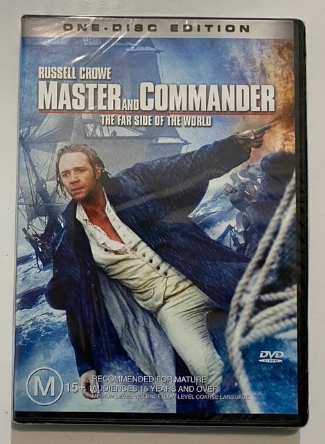 MASTER AND COMMANDER DVD Movie Film Russell Crowe Action Adventure War ...