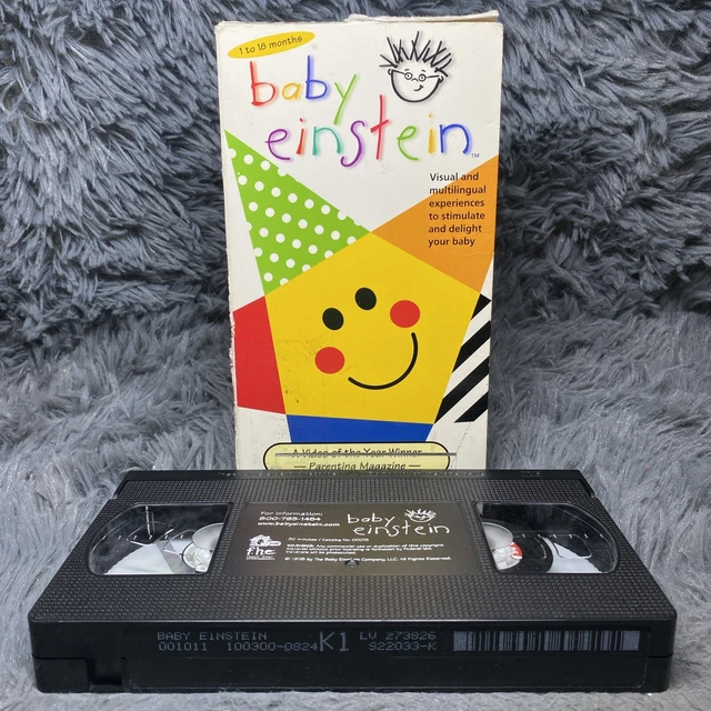 BABY EINSTEIN: LANGUAGE Nursery VHS Tape 2000 Ages 1-18 Months ...