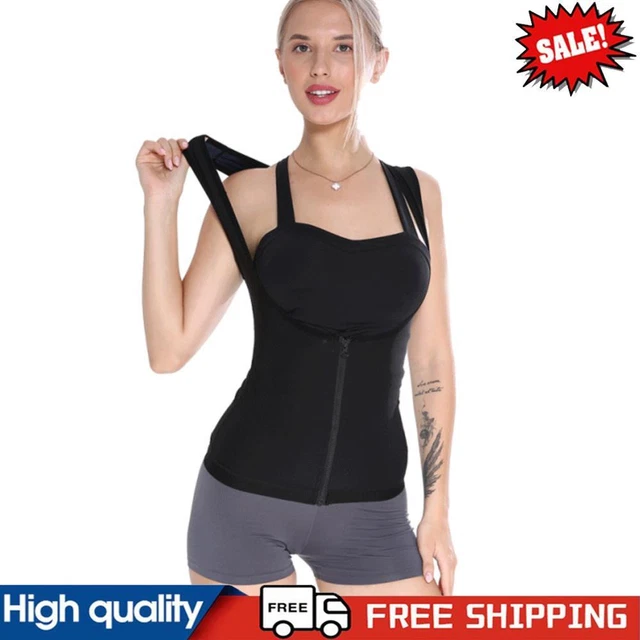 WOMEN BODY SHAPER Vest Sweaty Body Shapewear for Exercise Fitness ...
