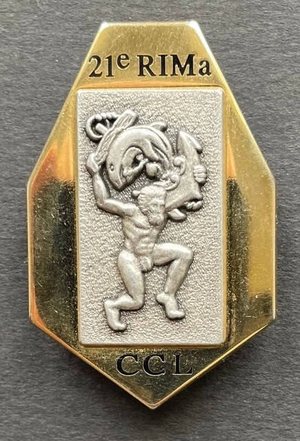 INSIGNE CCL/21ÈME RIMA - 21° Régiment Infanterie de Marine - TDM - Boussemart EUR 6,60 - PicClick FR
