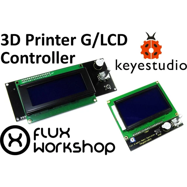 KEYESTUDIO REPRAP SMART Controller LCD Display RAMPS 3D 20x4 128 Flux ...