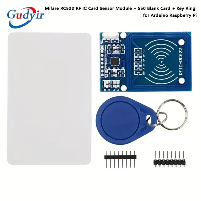 RFID KIT - Mifare RC522 RF IC Card Sensor Module + S50 Blank Card + Key ...