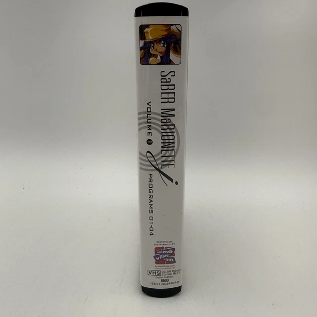 SABER MARIONETTE VOLUME 1 VHS Anime 1998 £22.54 - PicClick UK
