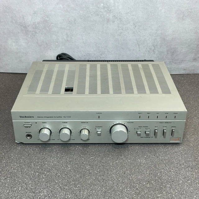 TECHNICS SU-C04 STEREO Integrated Amplifier Hi-Fi Audio Separate Amp Phono Stage £109.95 ...