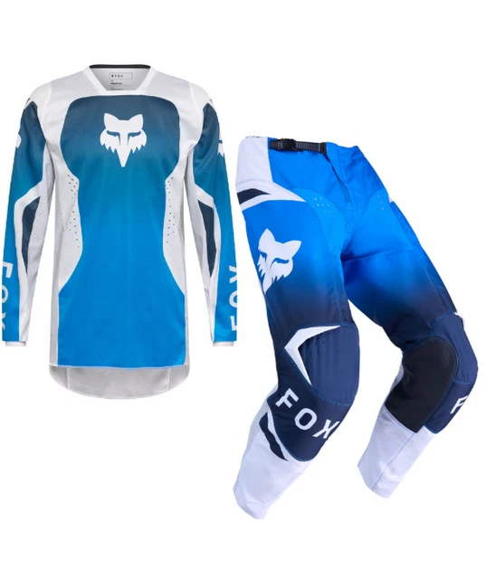 2026 FOX 180 SHIELD Motocross Offroad MX Race Kit Gear Blue Adults £179 ...