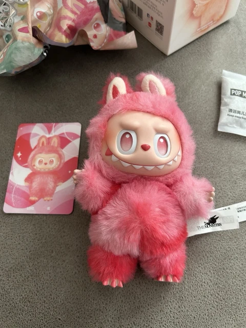 AUTHENTIC POPMART LABUBU the monsters Big into Energy - LOVE (red/pink ...