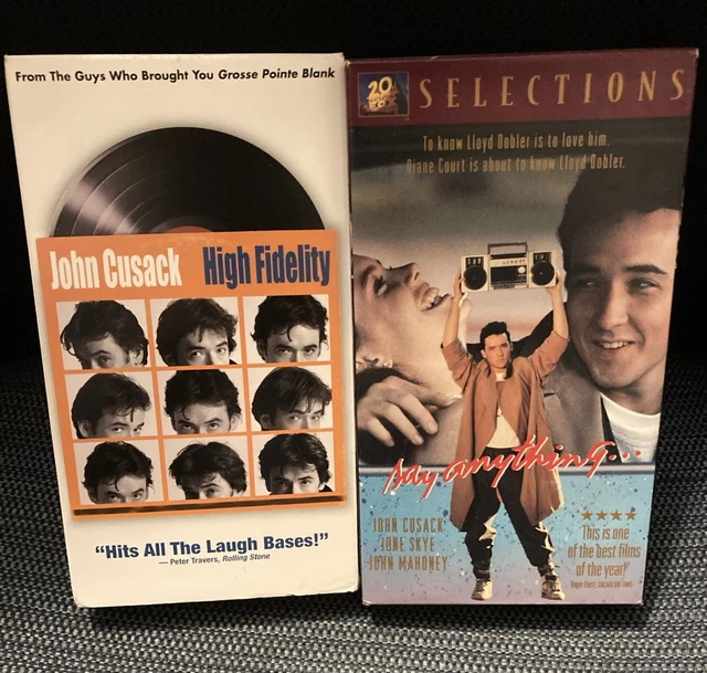JOHN CUSACK VHS Lot High Fidelity & Say Anything Cameron Crowe Ione ...