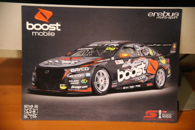BRODIE KOSTECKI/DAVID RUSSELL #99 Boost Mobile/Erebus V8 Supercar ...