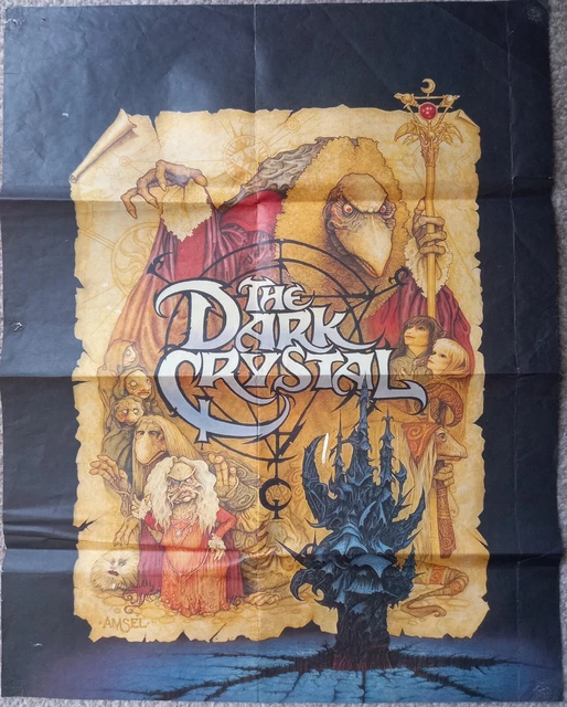 THE DARK CRYSTAL JIM HENSON'S 1982 1980s VINTAGE ORIGINAL POSTER £52.71 ...