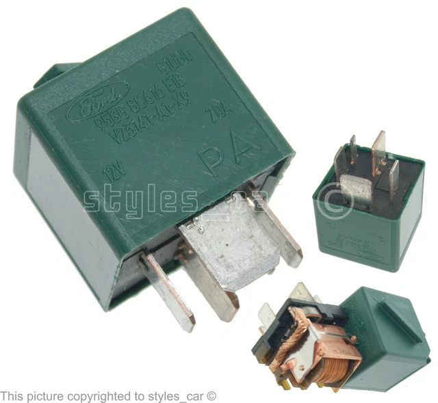 95BG-8C616-E1B FORD FOCUS Mondeo Fiesta Puma Green Cooling Fan Relay ...