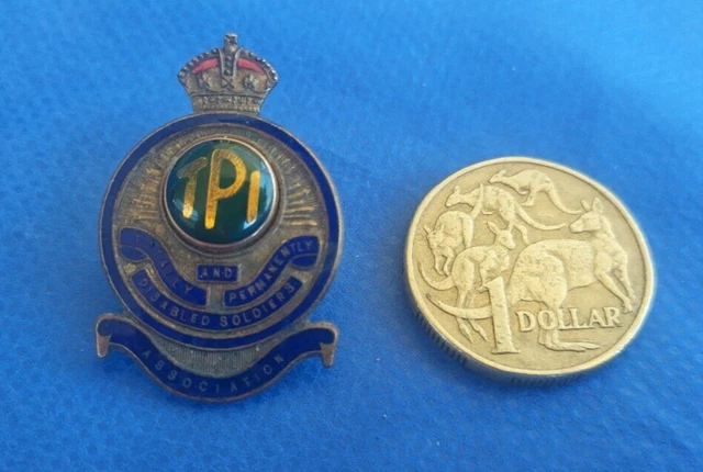 WW1 ERA AUSTRALIAN TPI badge. Kings Crown. Tasmanian. $35.00 - PicClick AU