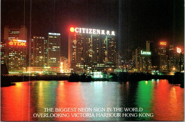 (2325) 10-3-2026 - Hong Kong - World's Biggest Neon Sign $5.50 ...