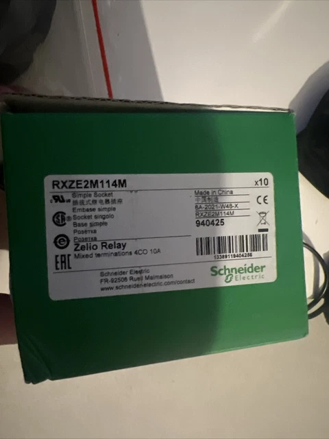 SCHNEIDER RELAY SOCKET 14 Pin RXZE2M114M $7.46 - PicClick
