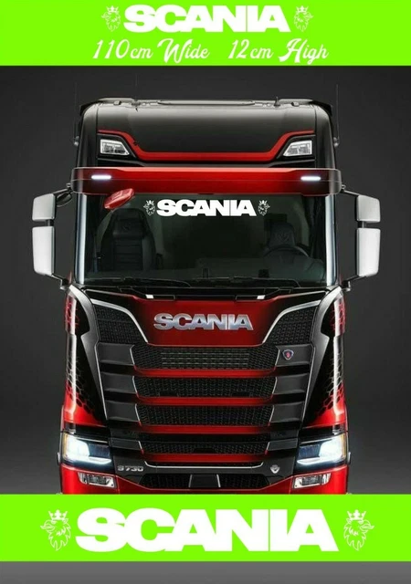 AUTOCOLLANT CAMION SCANIA V8 - Autocollant carrosserie logo Scania V8 ...