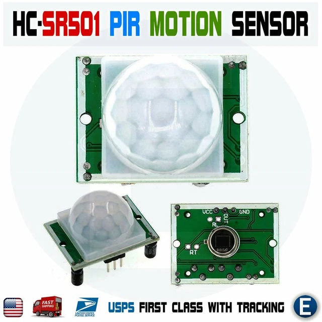 HC-SR501 PYROELECTRIC INFRARED IR PIR Motion Sensor Detector Module ...