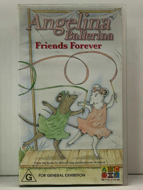 ANGELINA BALLERINA - Vhs Video - Friends Forever - Childrens £2.95 ...