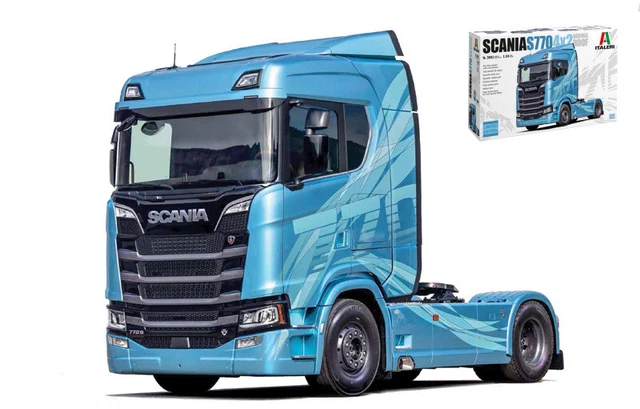 MODELLAUTO LKW MODEL kit bausatz Italeri Scania 770 4x2 Maßstab 1:24 ...
