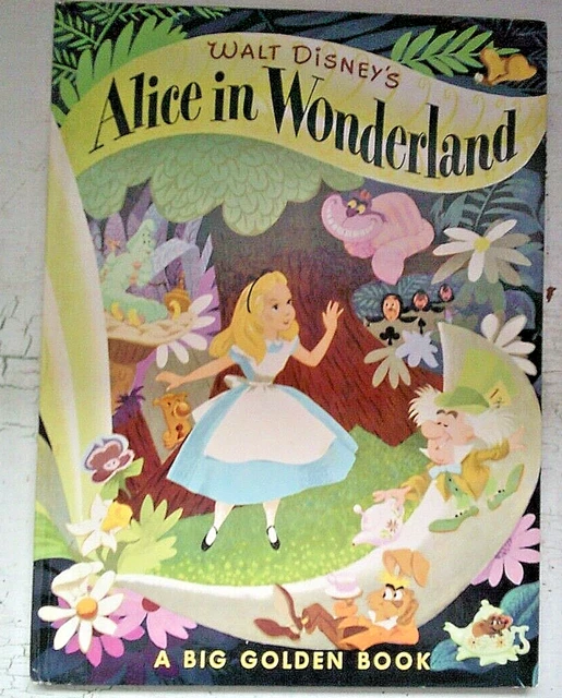 A BIG GOLDEN Book Walt Disneys Alice In Wonderland 1972 $4.84 - PicClick AU